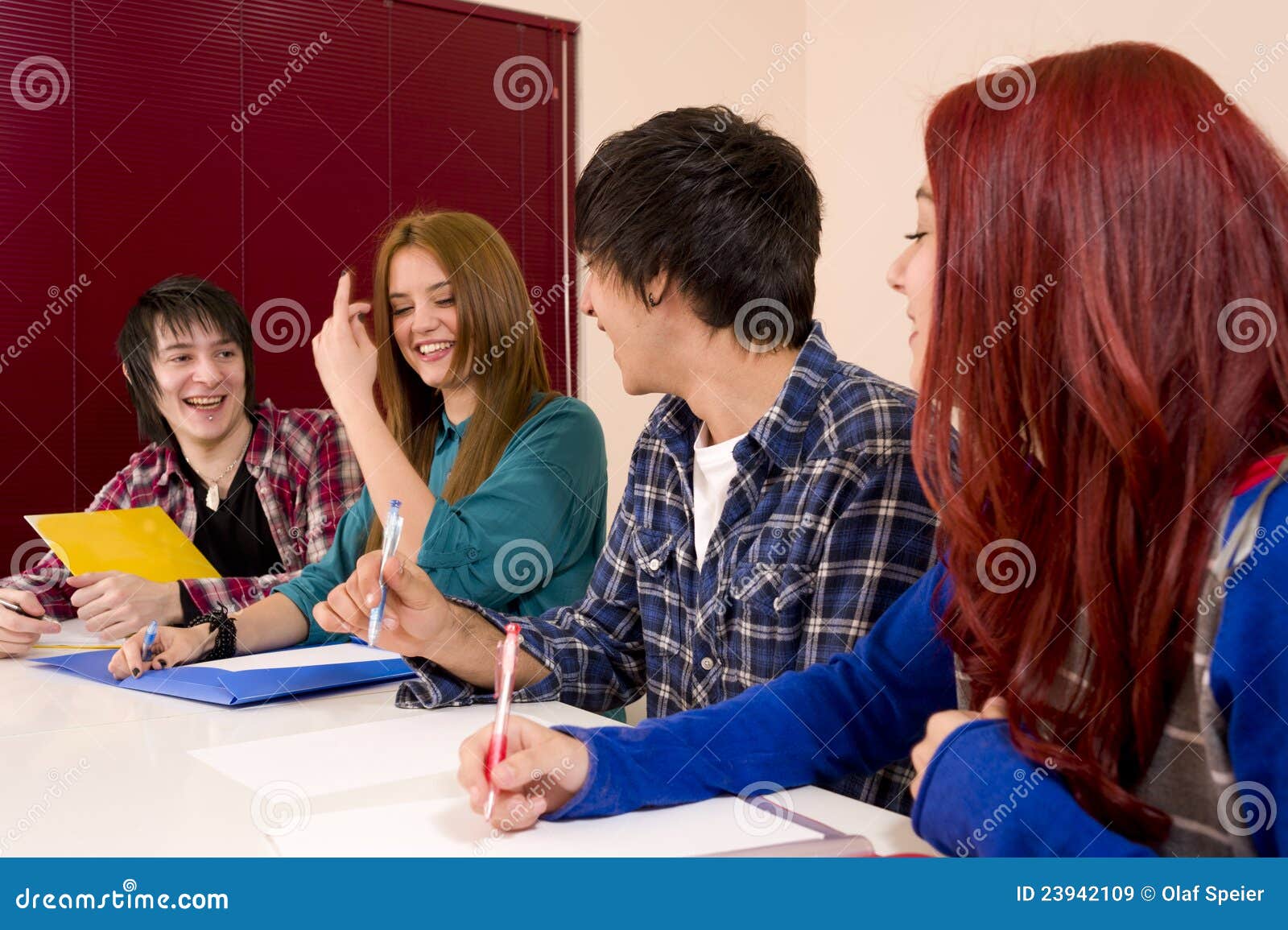 In the classroom stock image. Image of together, classroom - 23942109