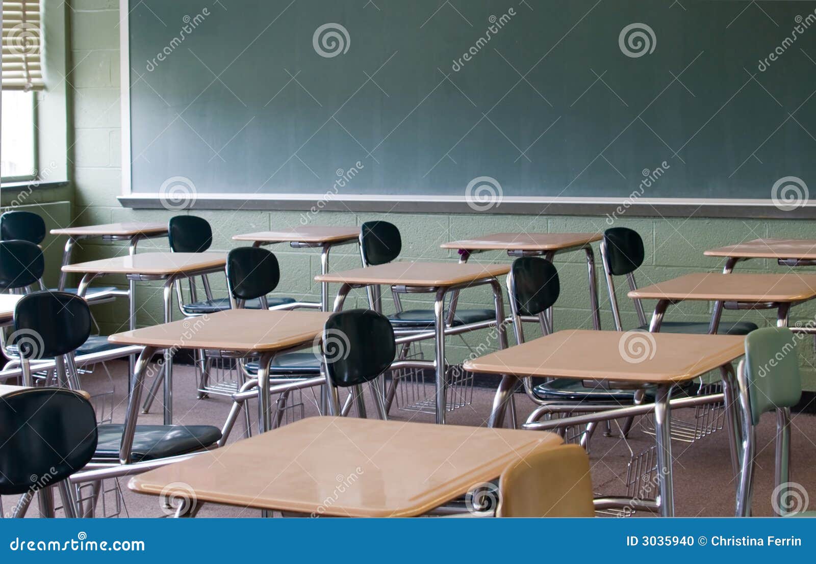 Classroom stock photo. Image of chalkboard, classroom - 3035940