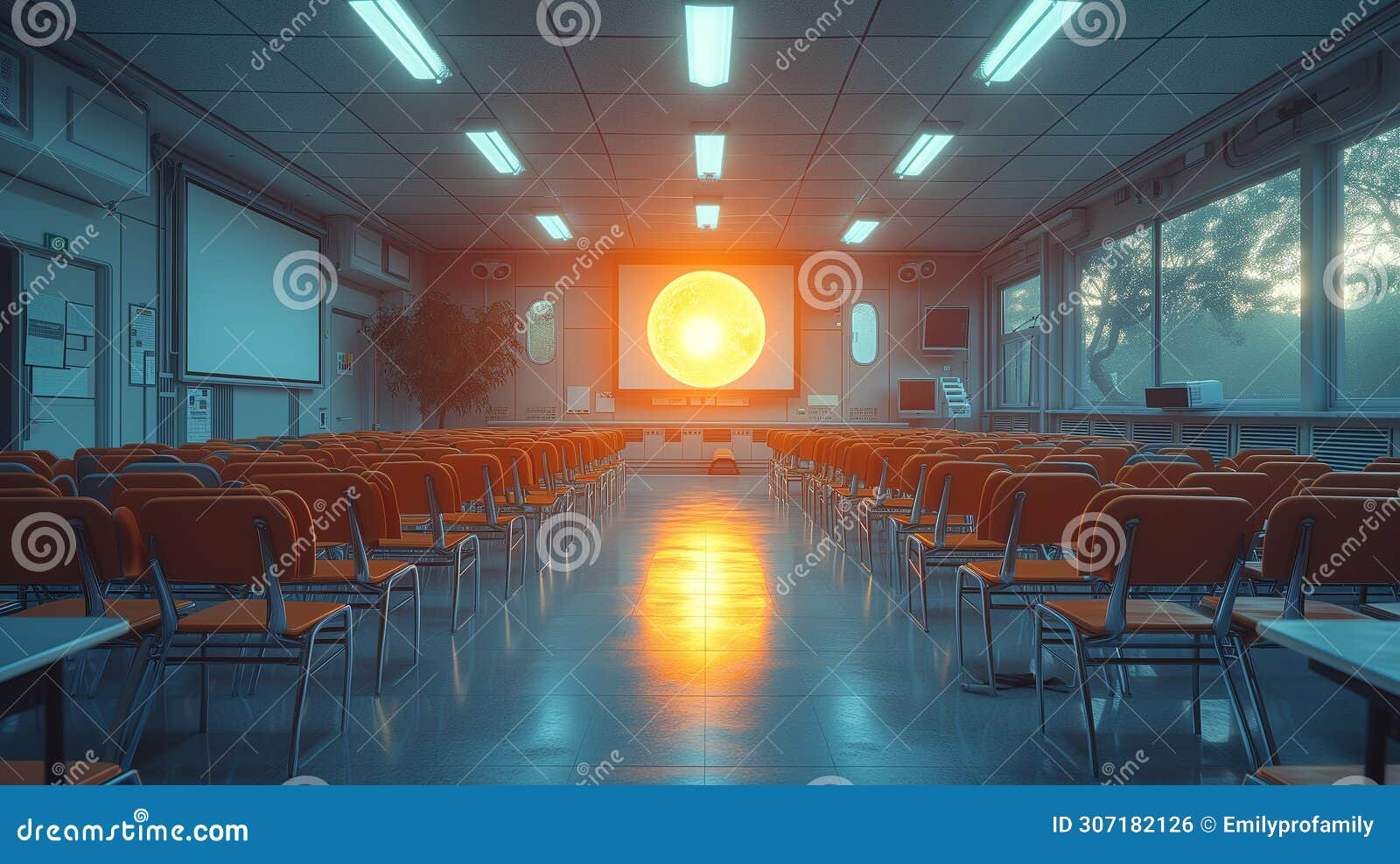 Classroom Astronomy Session. Learning, Science, Cosmos Exploration ...