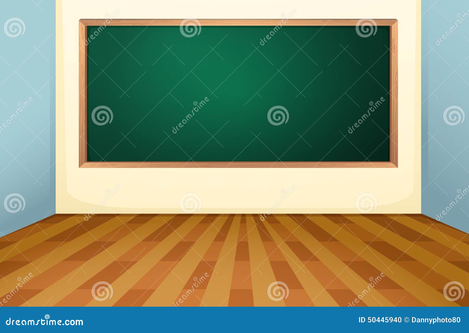 Classroom and board stock vector. Illustration of classic - 50445940