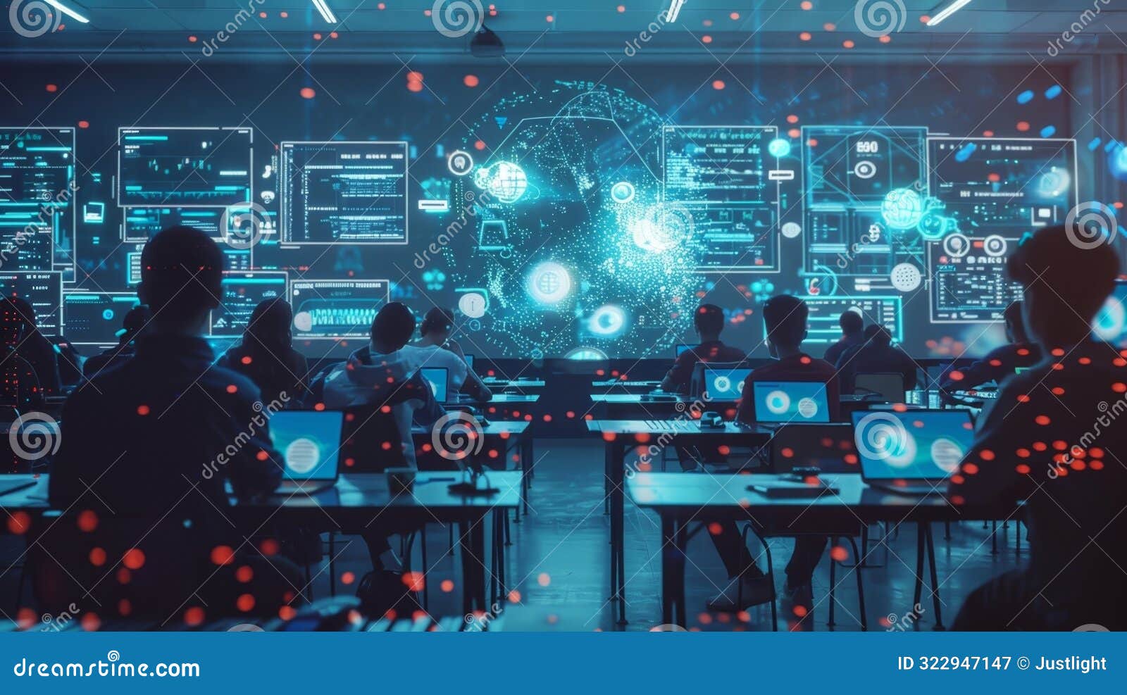 The Classroom Buzzed with Excitement As Students Logged into Their ...