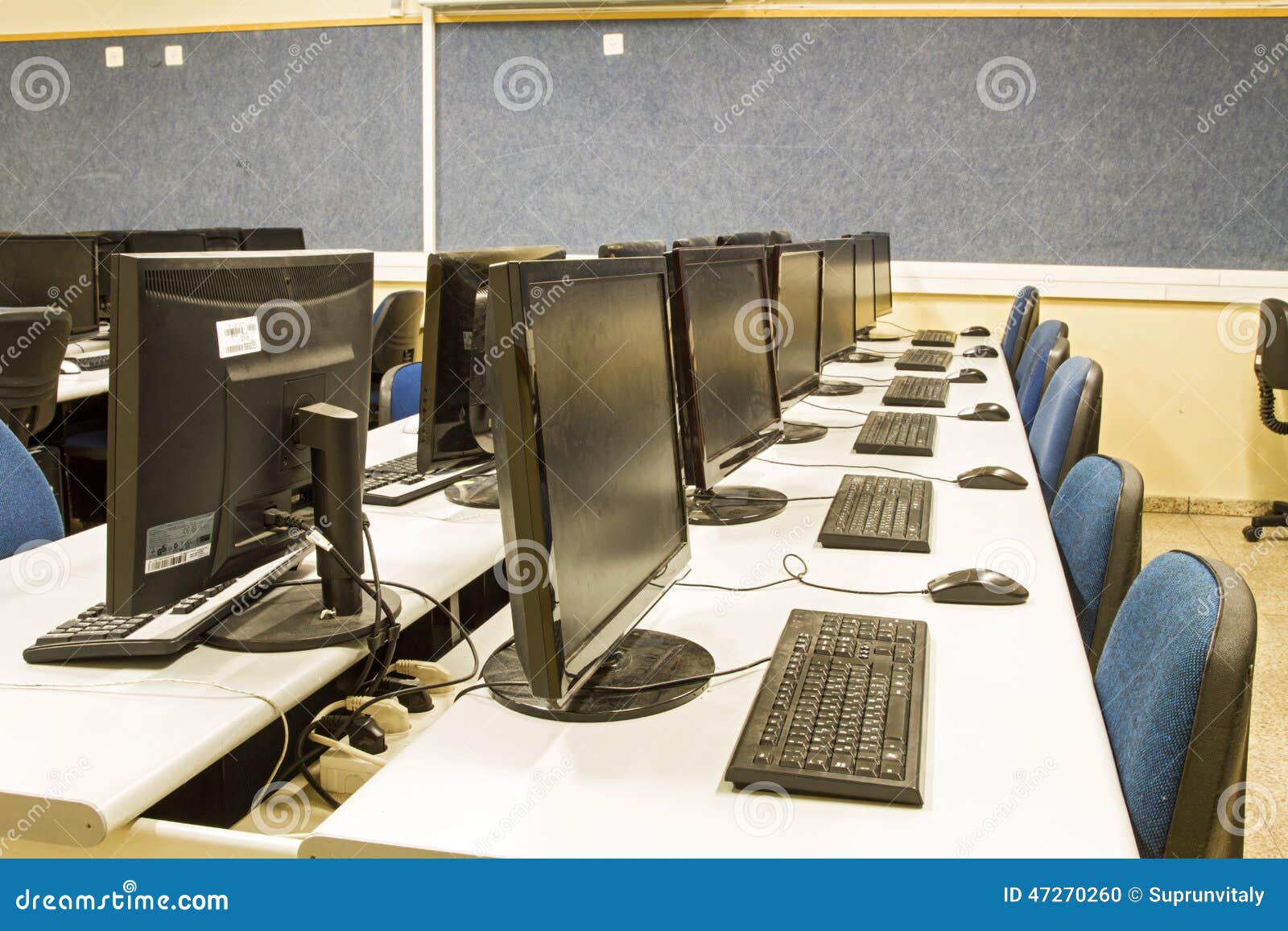 Classroom computers stock photo. Image of place, electronics - 47270260