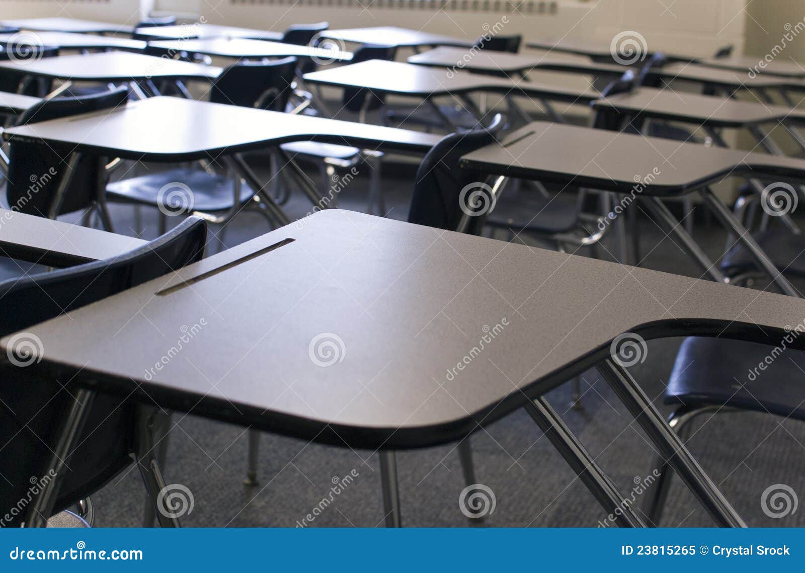 Classroom Desks stock image. Image of college, empty - 23815265