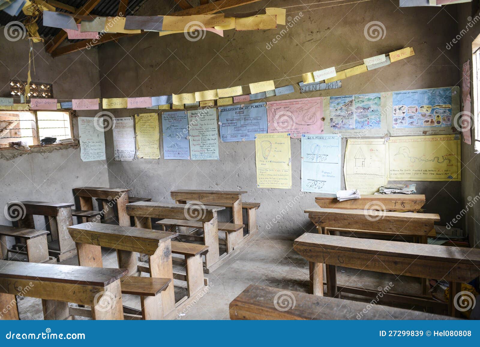 Classroom of an Elementary School in Uganda Editorial Stock Image ...
