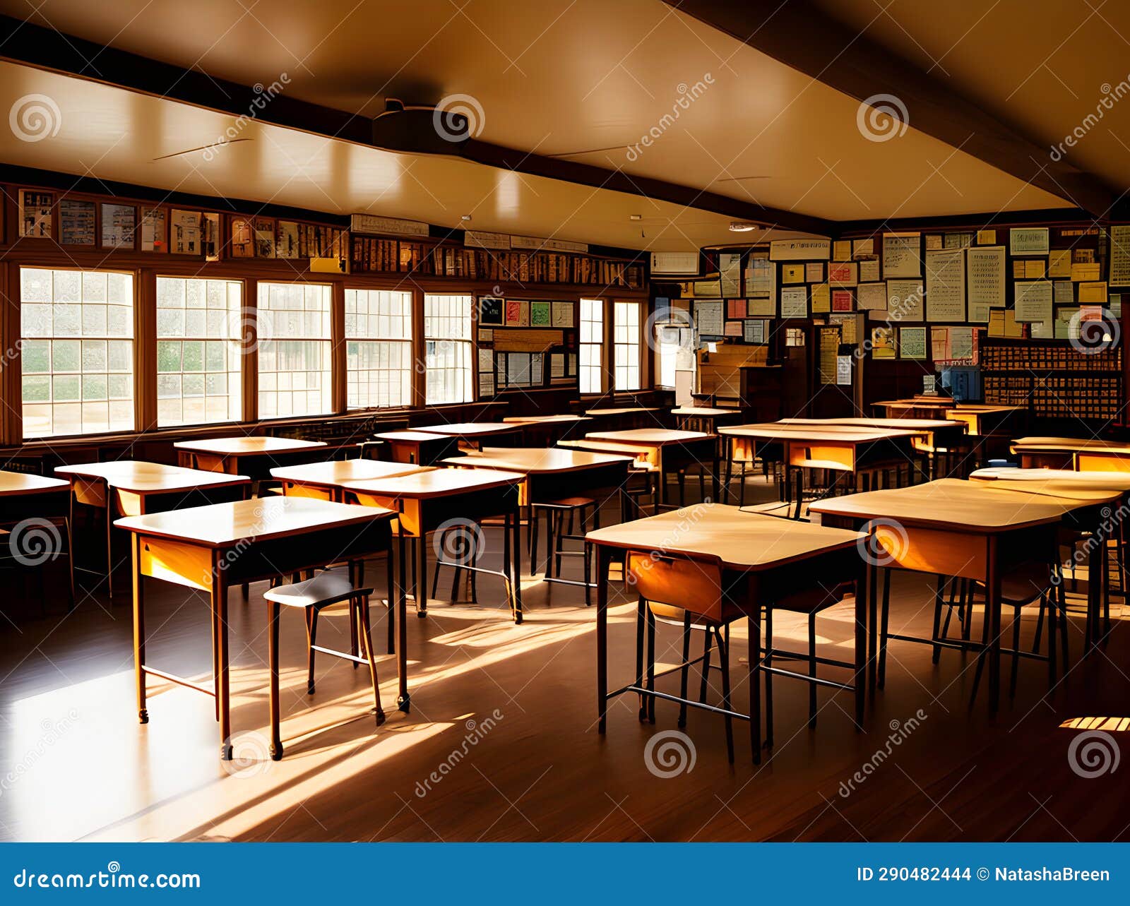 Classroom that Feels Comfortable and Inviting. Stock Photo - Image of ...