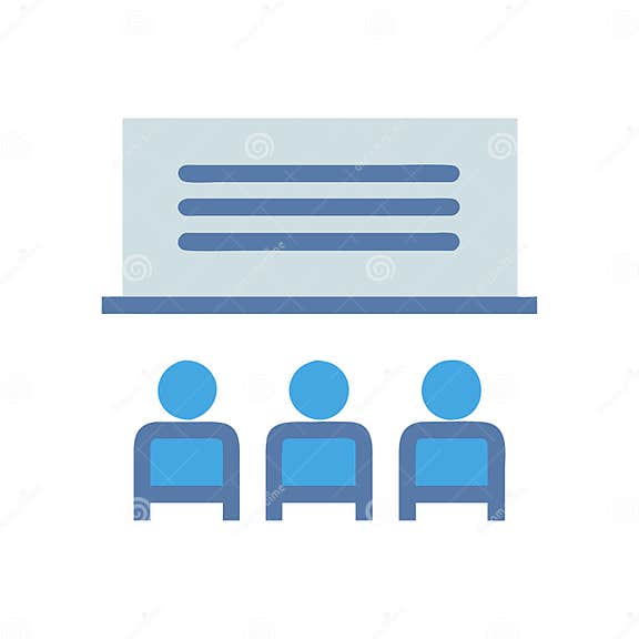 Classroom Icon for Learning Stock Vector - Illustration of book, study ...