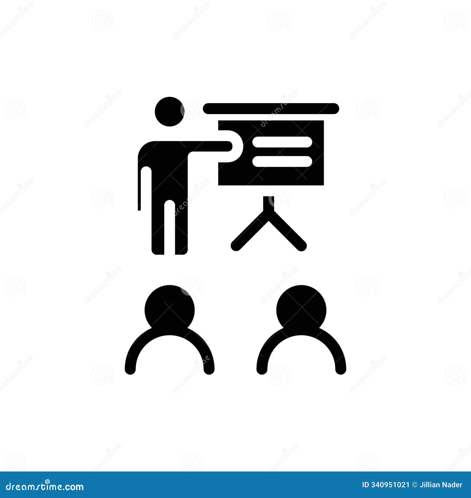 Classroom Icon Vector Sign And Symbol Isolated On White Background ...