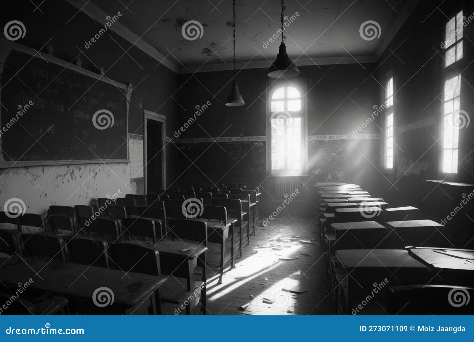 Classroom, before the Lessons Start Stock Illustration - Illustration ...