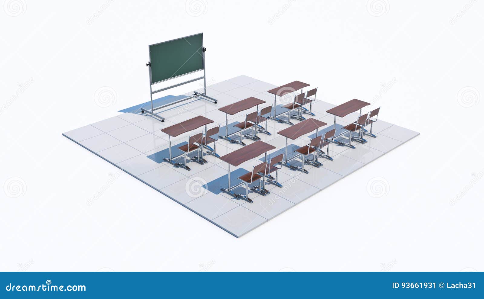 Classroom. stock illustration. Illustration of elementary - 93661931