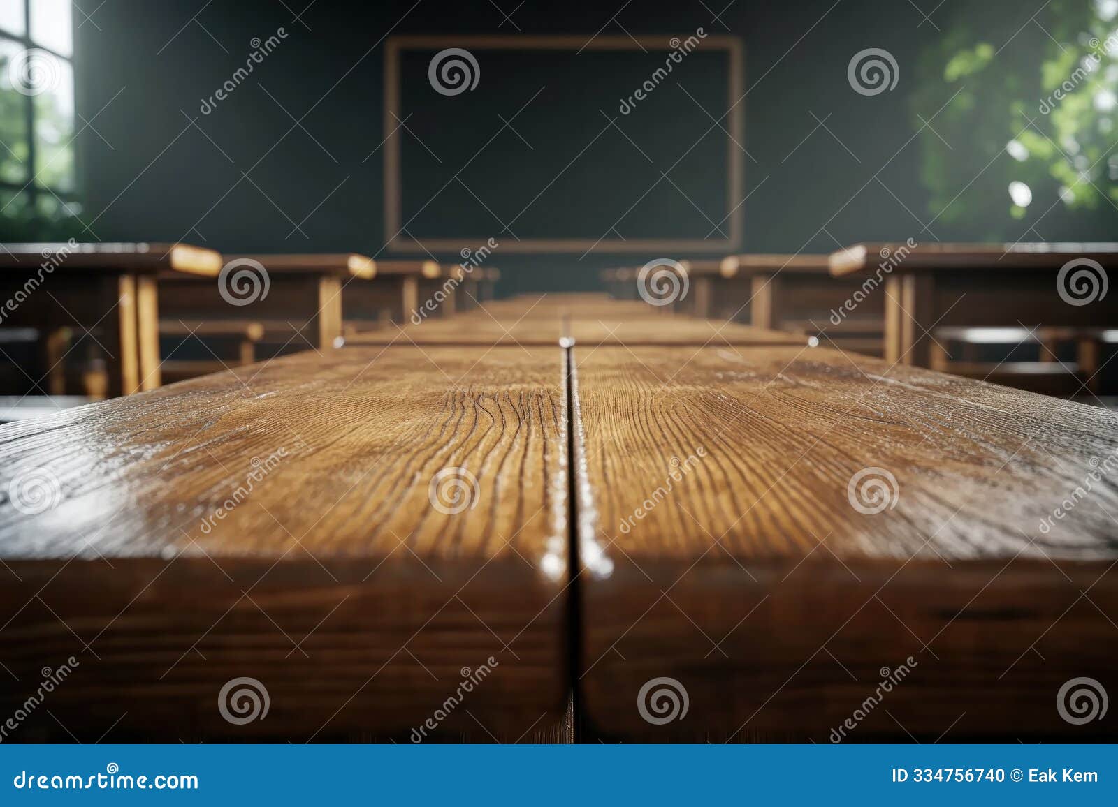 Classroom Setup for Interactive Group Activities with Chalkboard and ...