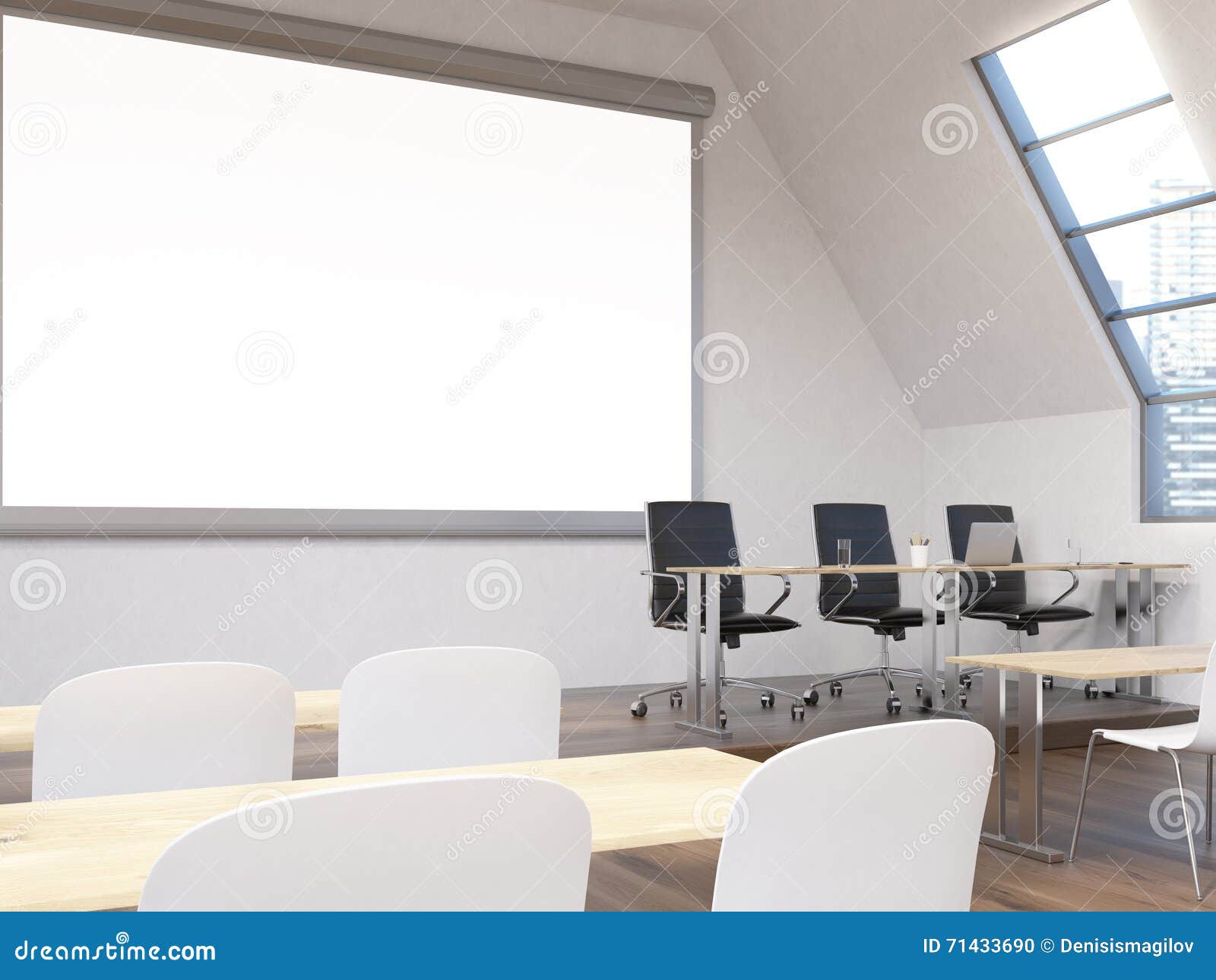 Classroom side stock illustration. Illustration of board - 71433690