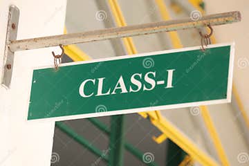 New Delhi /India ,August 15 2020:classroom Sign Board Hanging in School ...