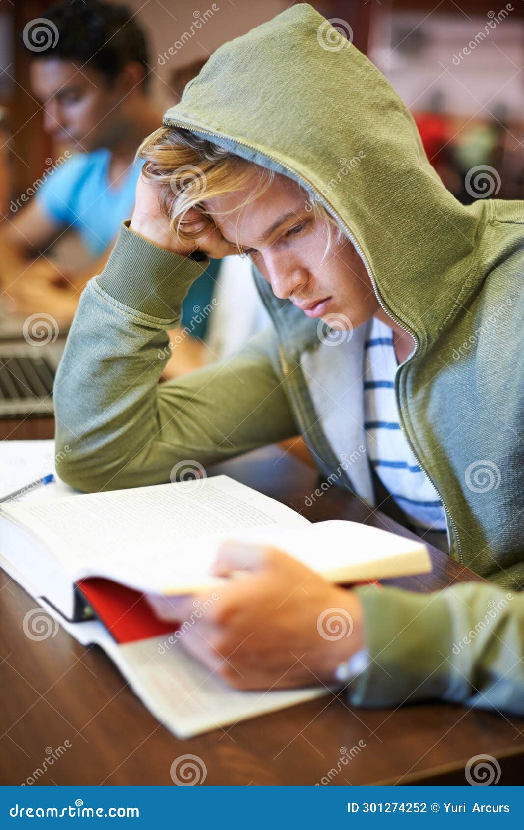 Classroom, Students and High School Boy with Studying, Knowledge and ...