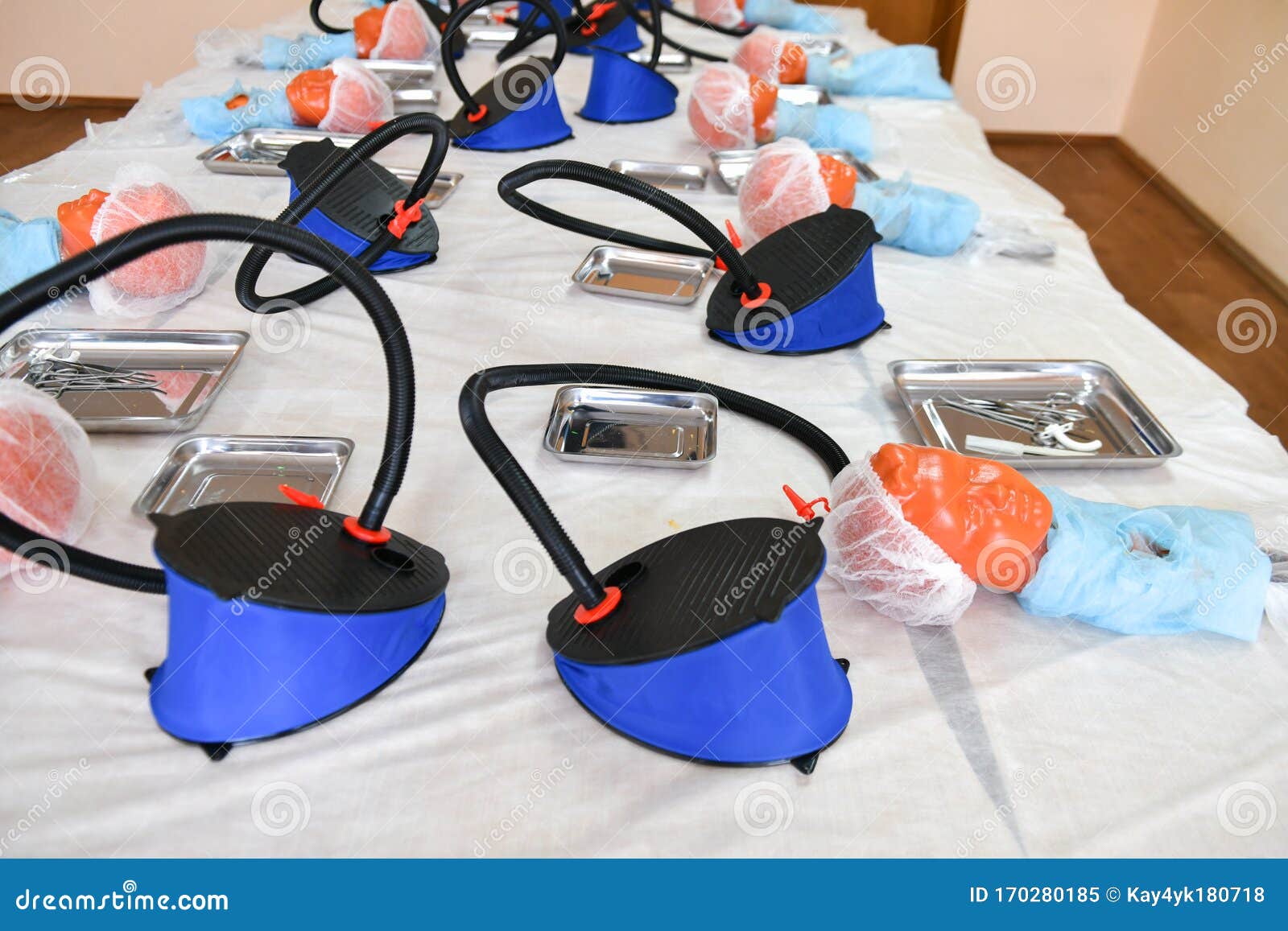 Classroom for Tracheotomy. Head for Tracheotomy Practice. Training ...