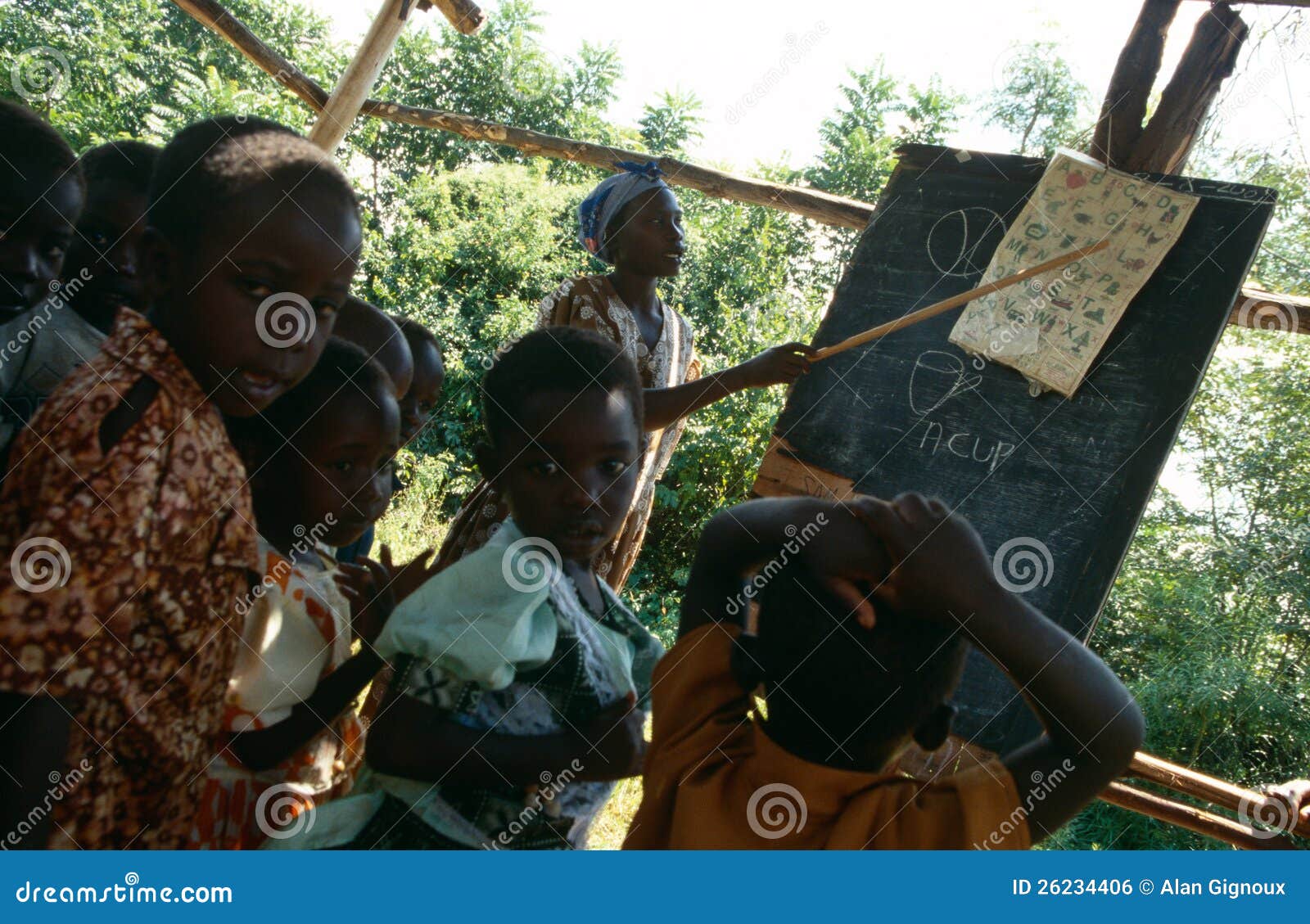 A classroom in Uganda editorial photo. Image of studying - 26234406