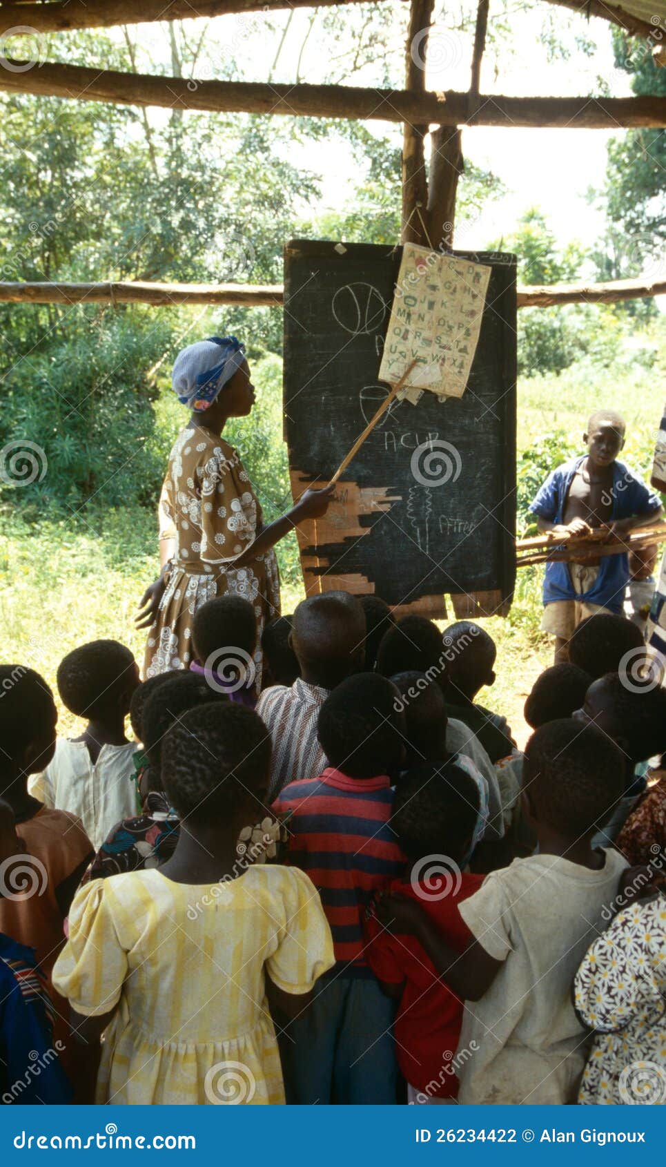 A classroom in Uganda. editorial photography. Image of language - 26234422