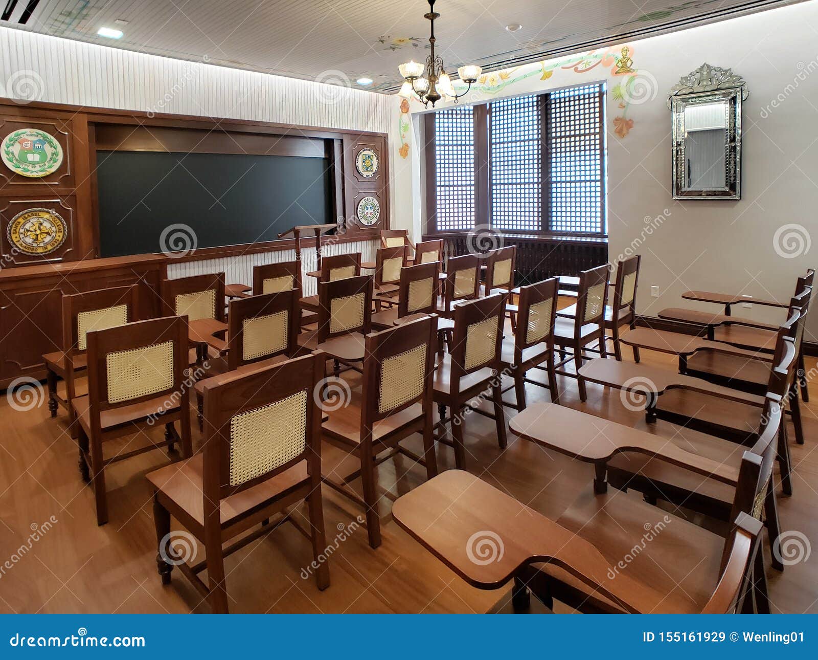 Classroom in University of Pittsburgh Cathedral of Learning Editorial ...