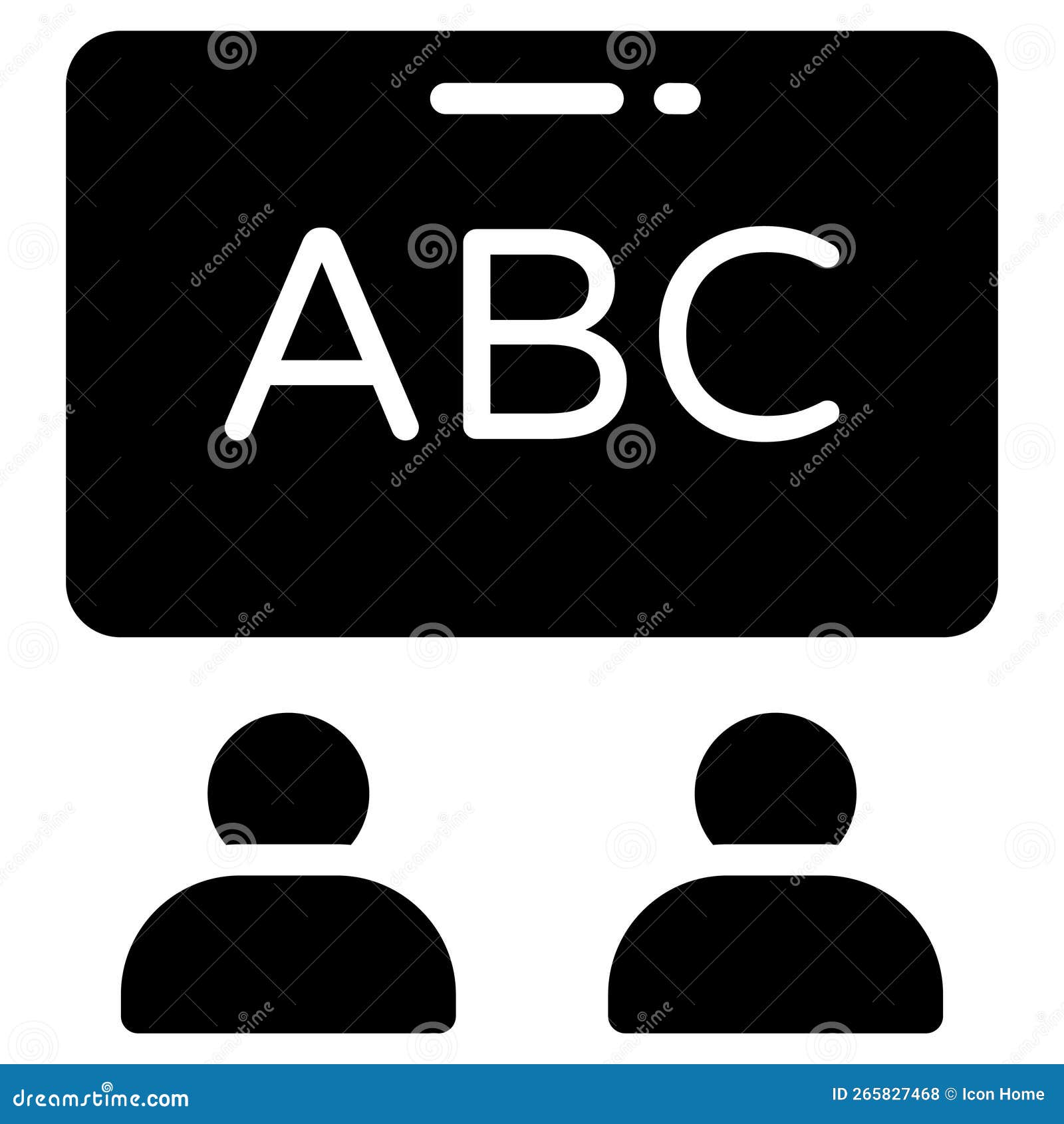 Classroom Vector Icon, School and Education Icon Stock Vector ...