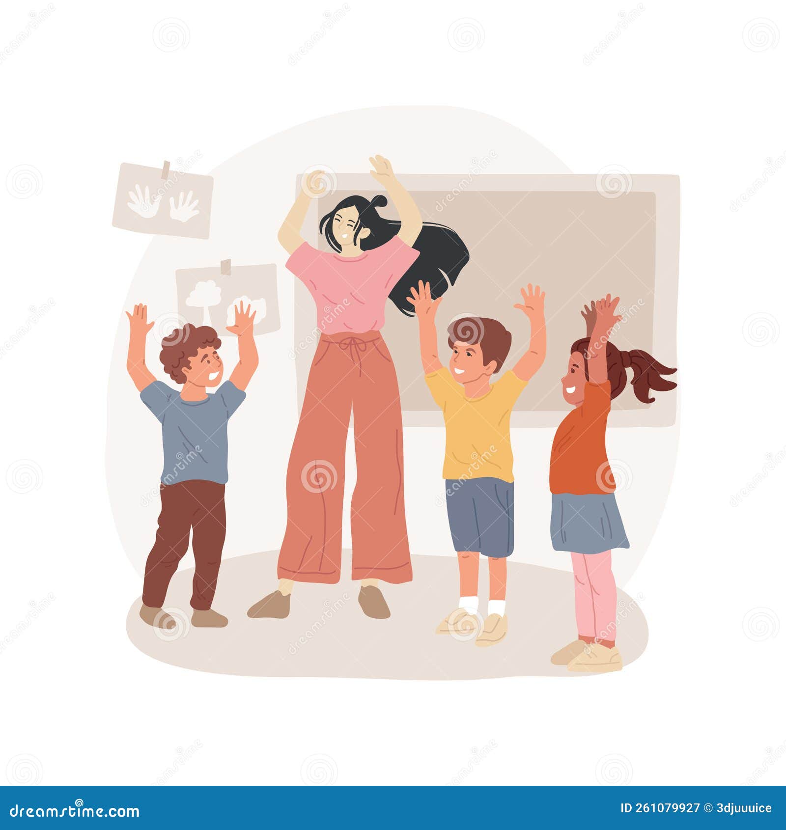Private Waldorf School Isolated Cartoon Vector Illustration Set ... Private Waldorf School Isolated Cartoon Vector Illustration Set ...