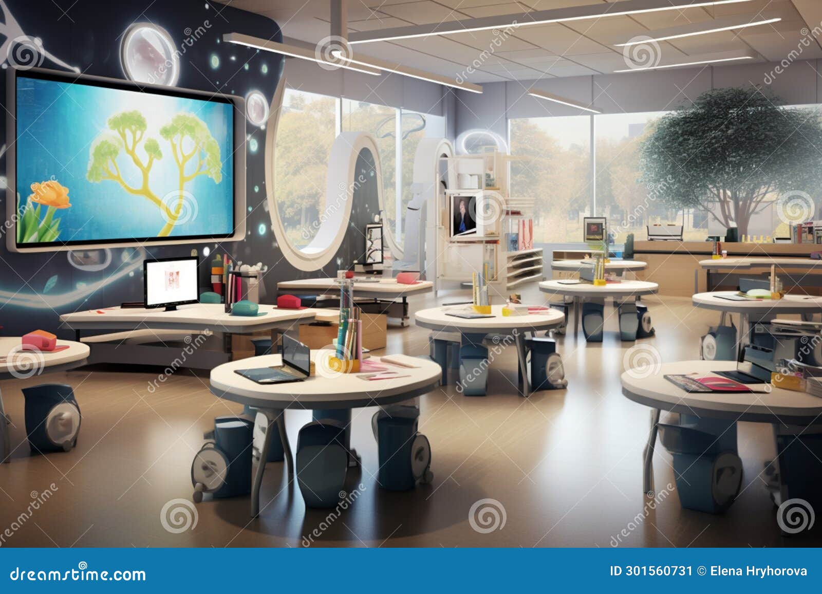 Classroom Where Technology Enhances Learning through Multiple Senses ...