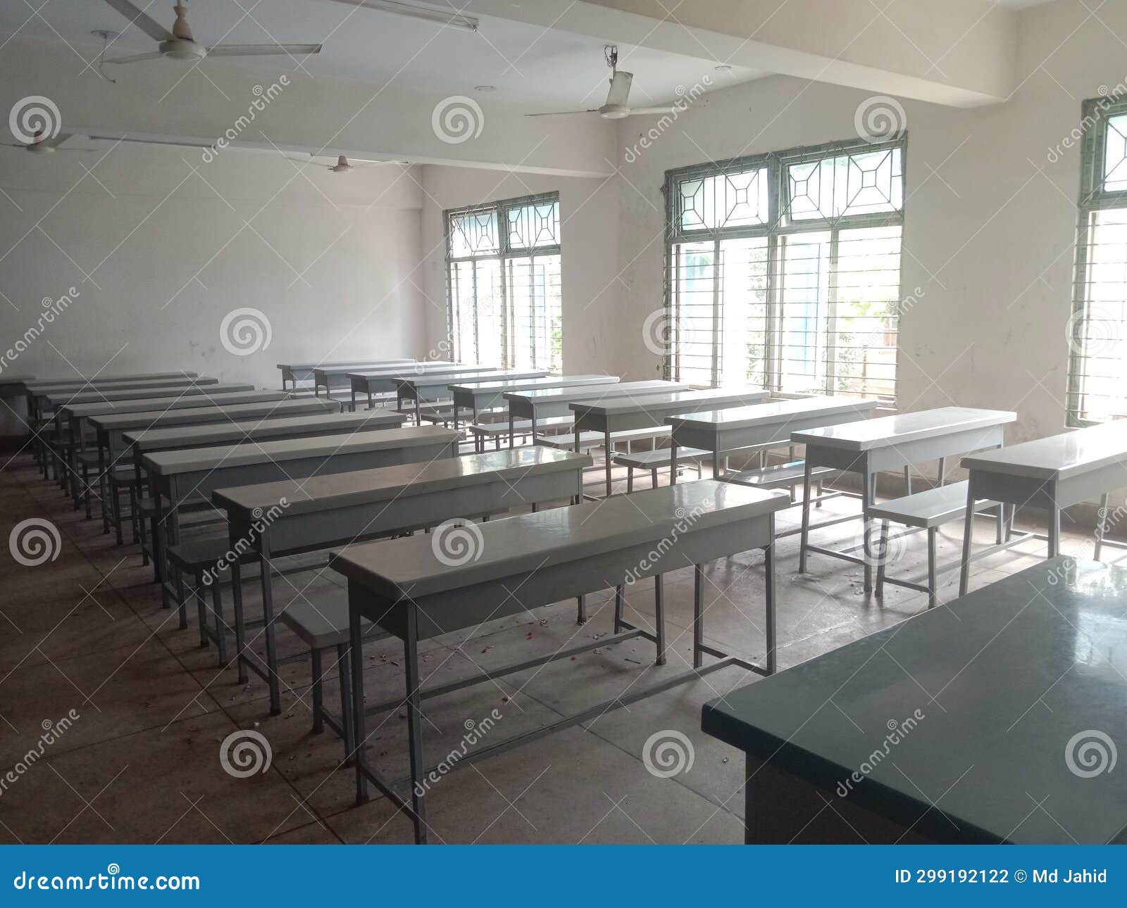 Classroom with White Board and Chair Stock Photo - Image of classroom ...