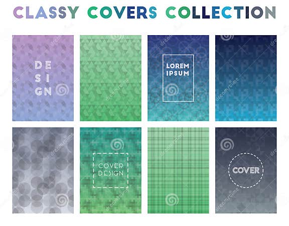 Classy Covers Collection. stock vector. Illustration of classy - 143538283
