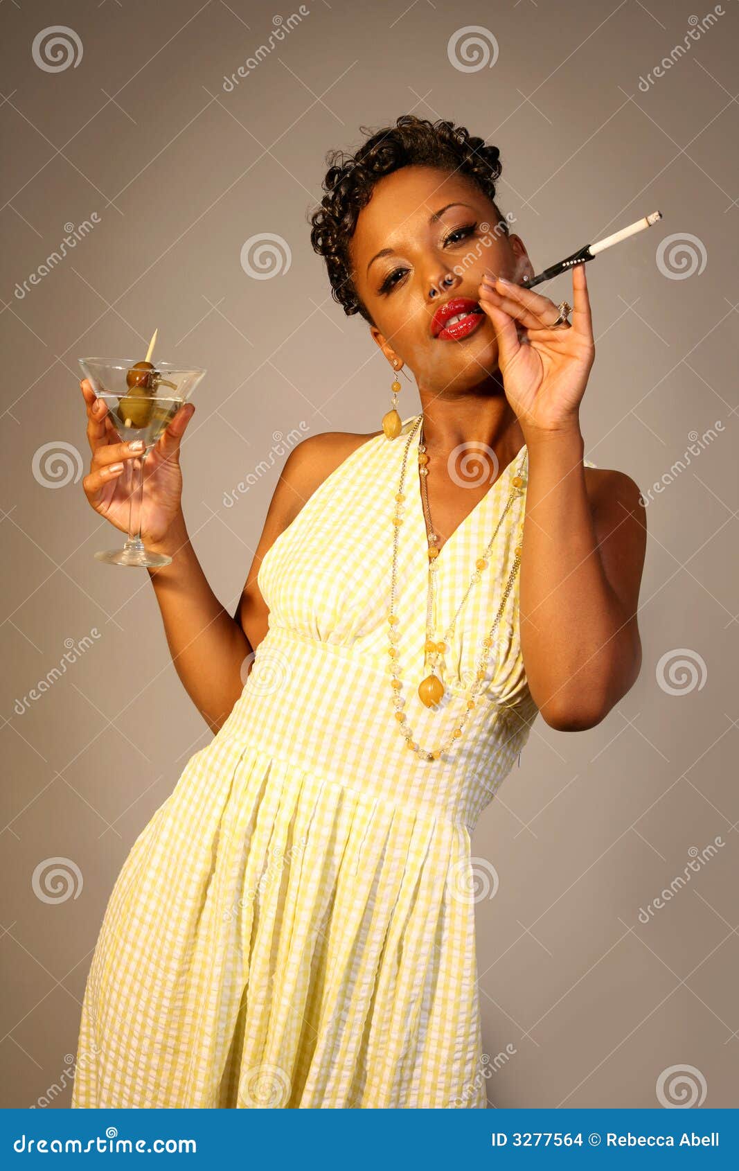 Classy Fifties Woman stock photo. Image of women, drinker - 3277564