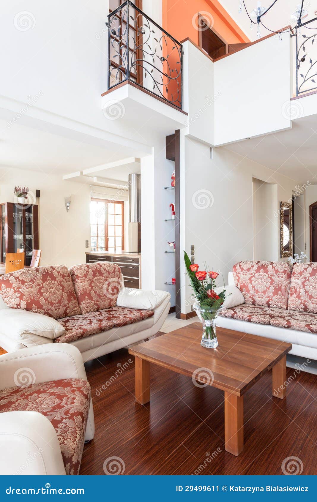 Classy House - Bright Interior Stock Image - Image of inside, design ...