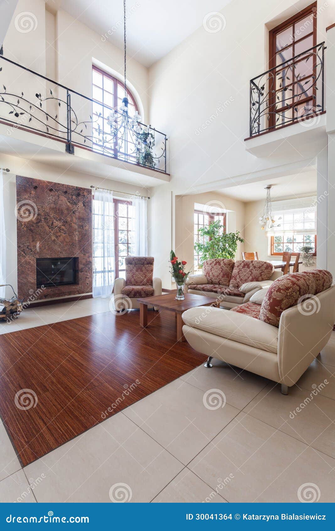 Classy House - Elegant Living Room Stock Photo - Image of house ...