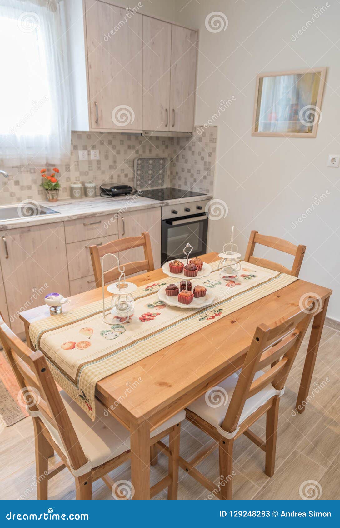 Classy Kitchen Interior stock image. Image of classy - 129248283
