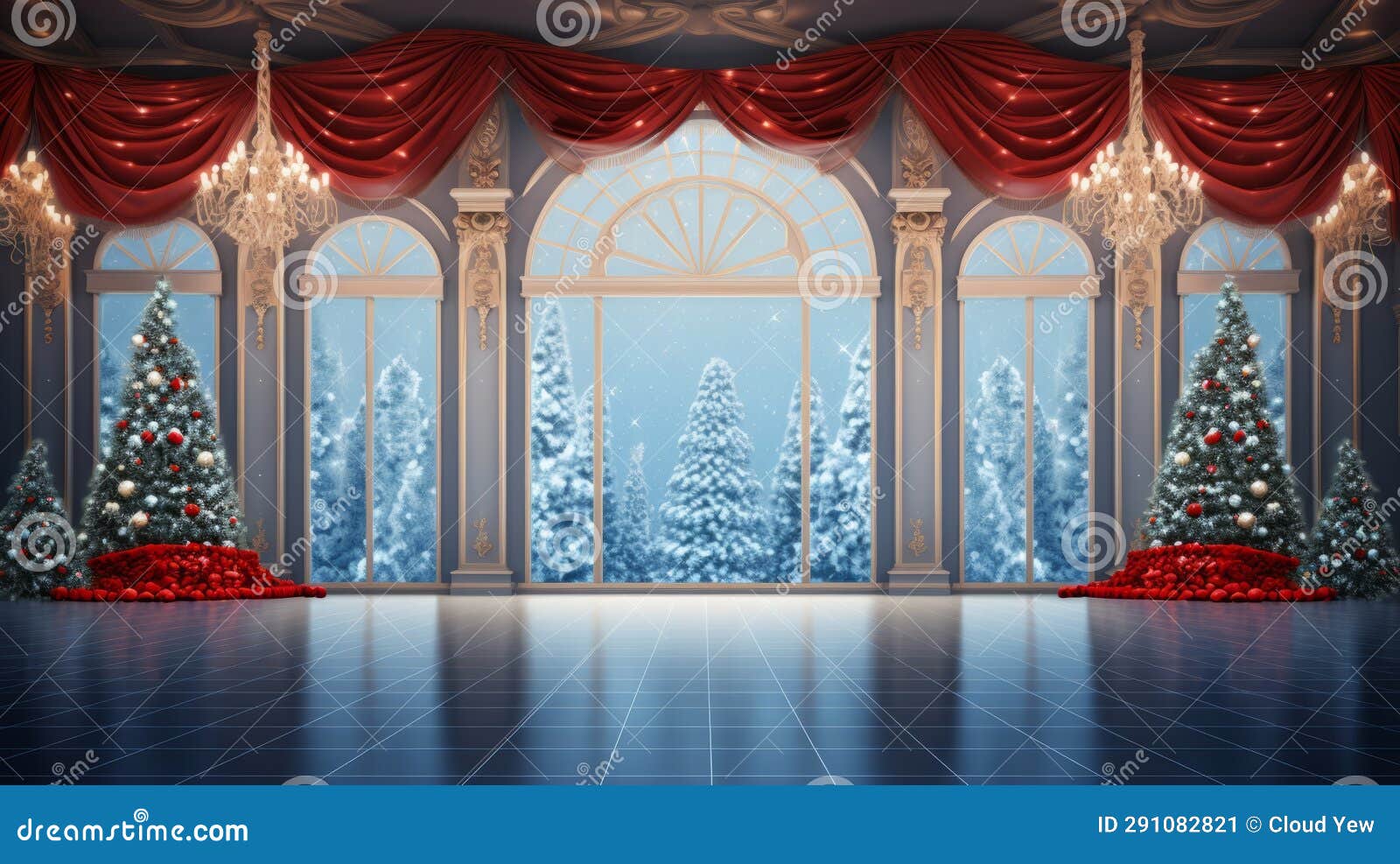 Classy and Professional Christmas Backdrop Stock Illustration ...