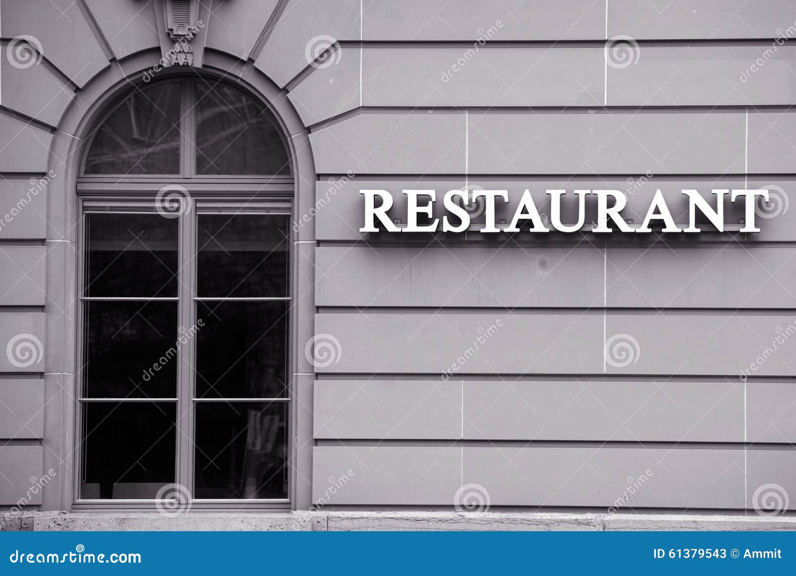 Classy Restaurant Window stock image. Image of city, dining - 61379543