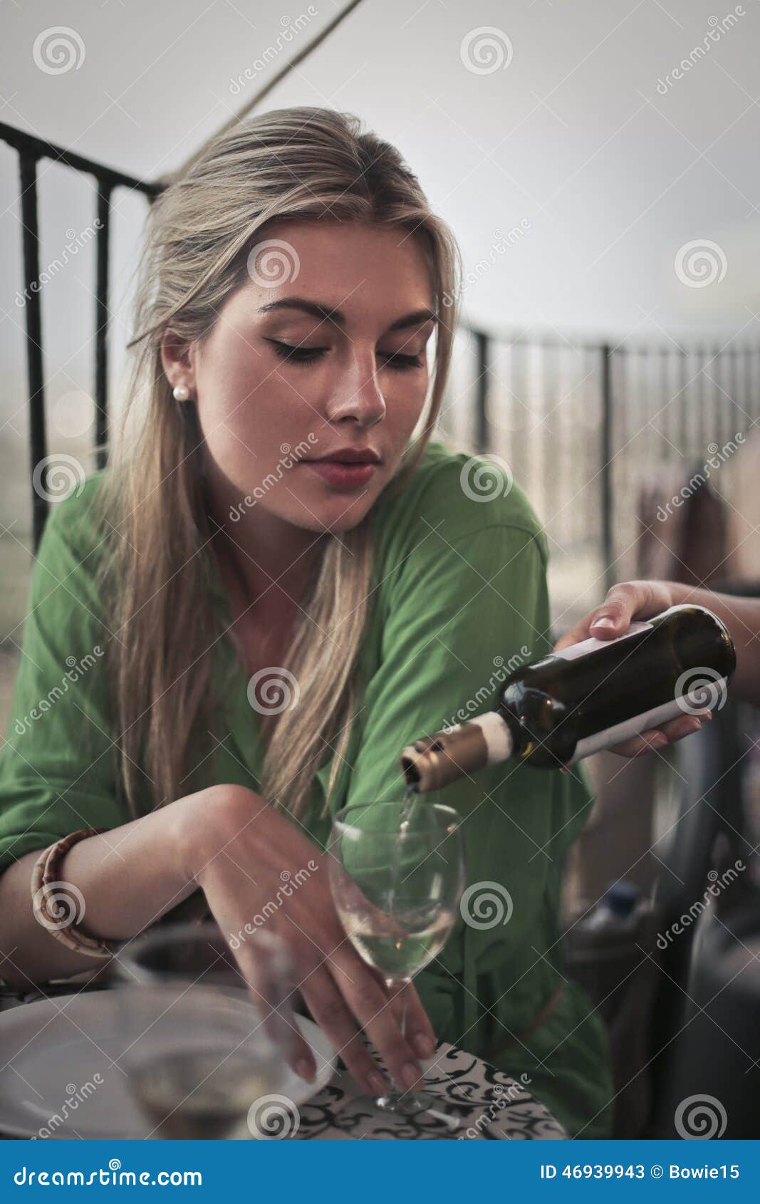 Classy Woman at the Restaurant Stock Image - Image of beautiful ...