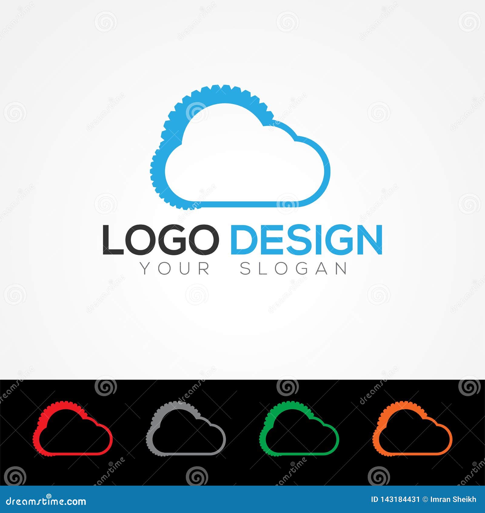 Claude Lettre Logo Template Illustration de Vecteur - Illustration du ...