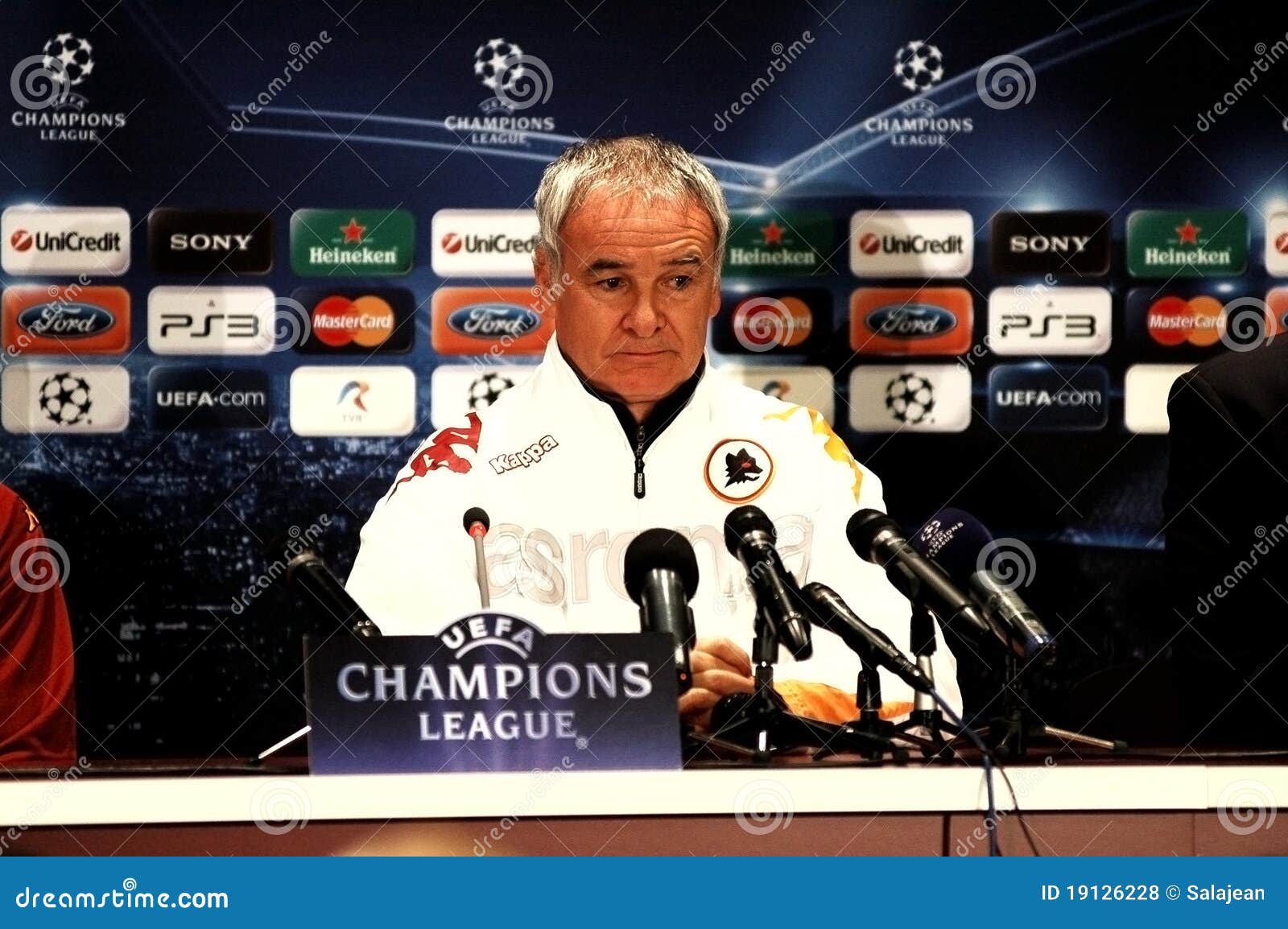 Claudio Ranieri, Coach of AS Roma Editorial Stock Photo - Image of ...