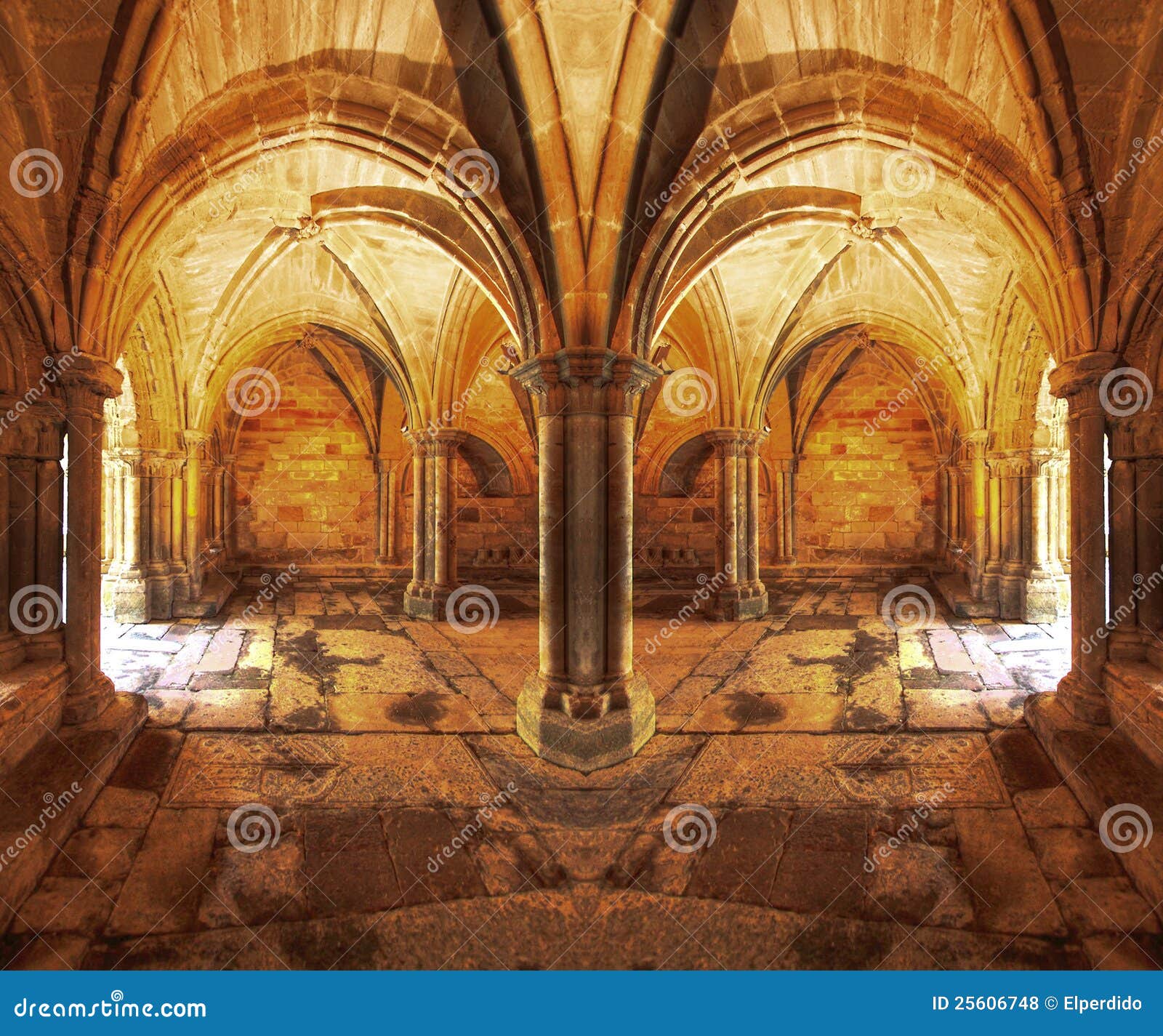 Claustro Do Romanesque/Claustro Románico Foto de Stock Editorial ...