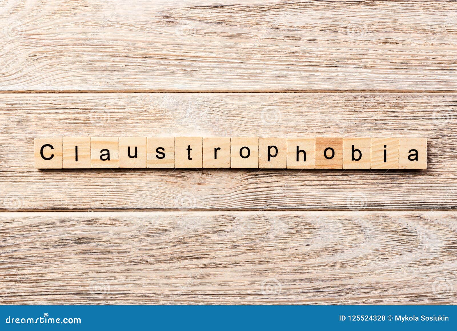Claustrophobia Text On Paper. Word Claustrophobia On A Piece Of Paper ...