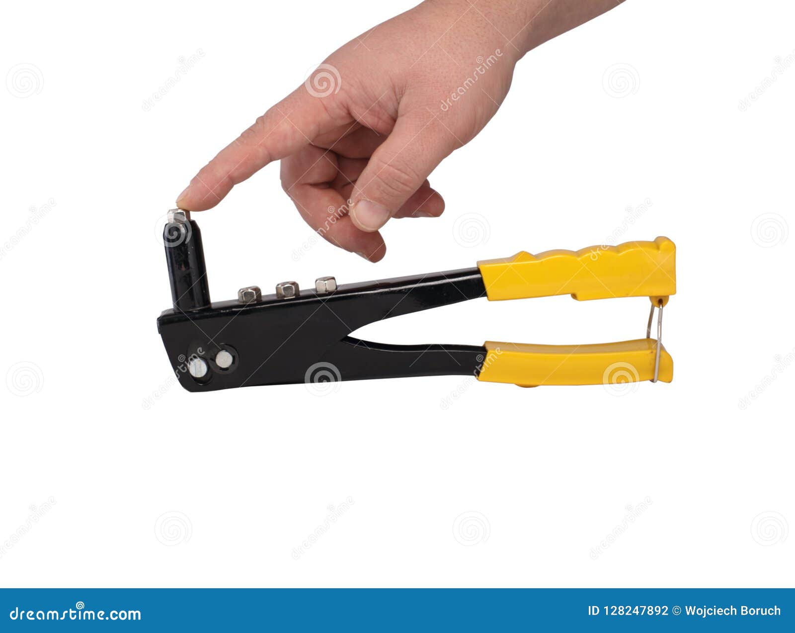 Clavar la herramienta foto de archivo. Imagen de cara - 128247892