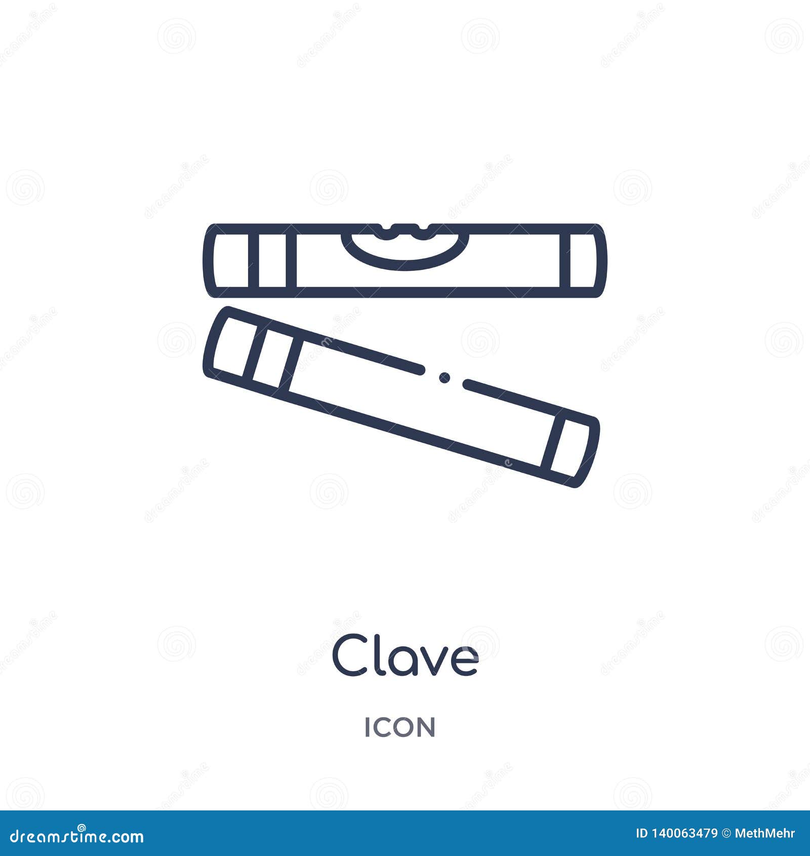 Clave Icon. Trendy Clave Logo Concept On White Background From M Vector ...