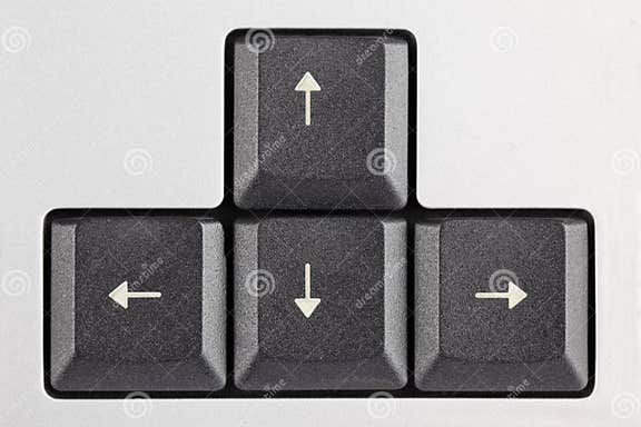 Claves De Flecha En El Teclado Foto De Archivo Imagen De Fondo