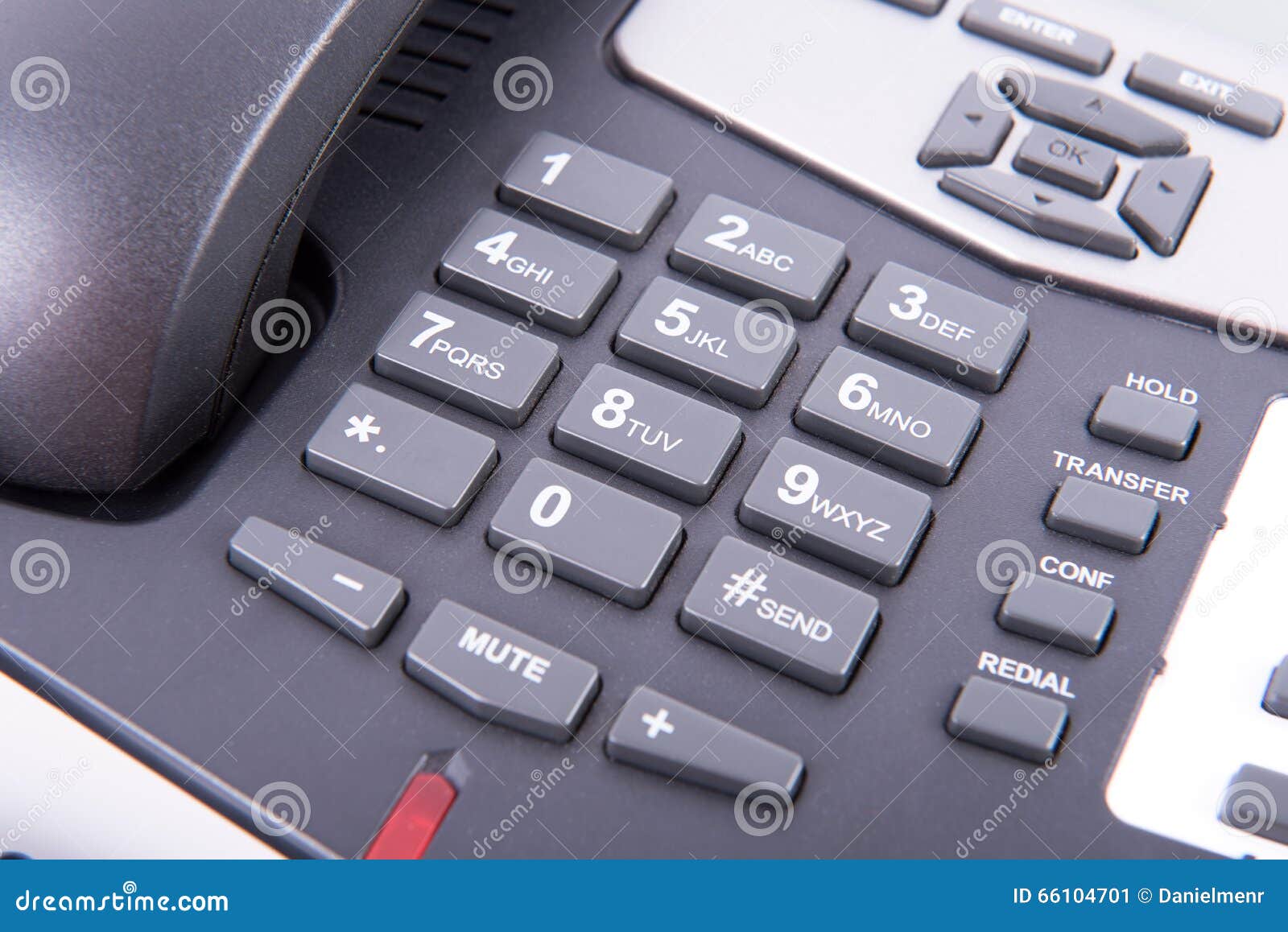 Clavier Alphanumérique D'une Ligne Terrestre Image stock - Image du ...