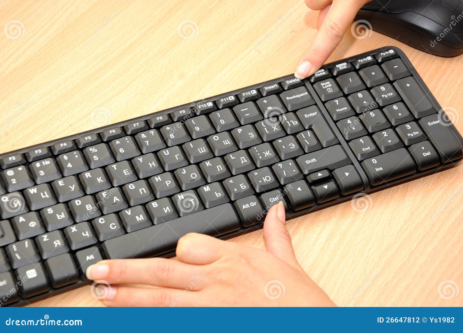 Clavier CTRL alt Del photo stock. Image of effacement - 26647812