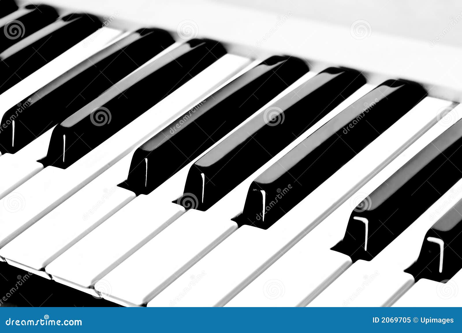 Clavier de piano image stock. Image du noir, instrumental - 2069705