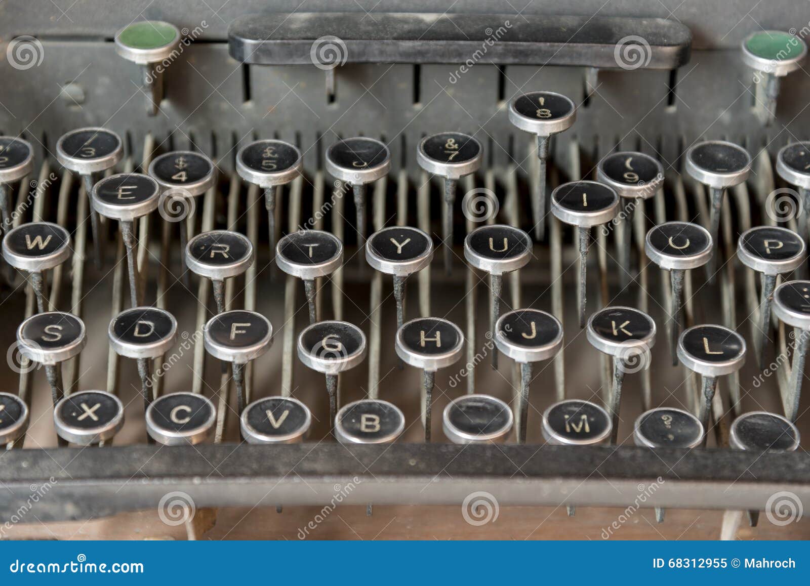 Clavier De Vieille Machine De Dactylographie Image stock - Image du ...