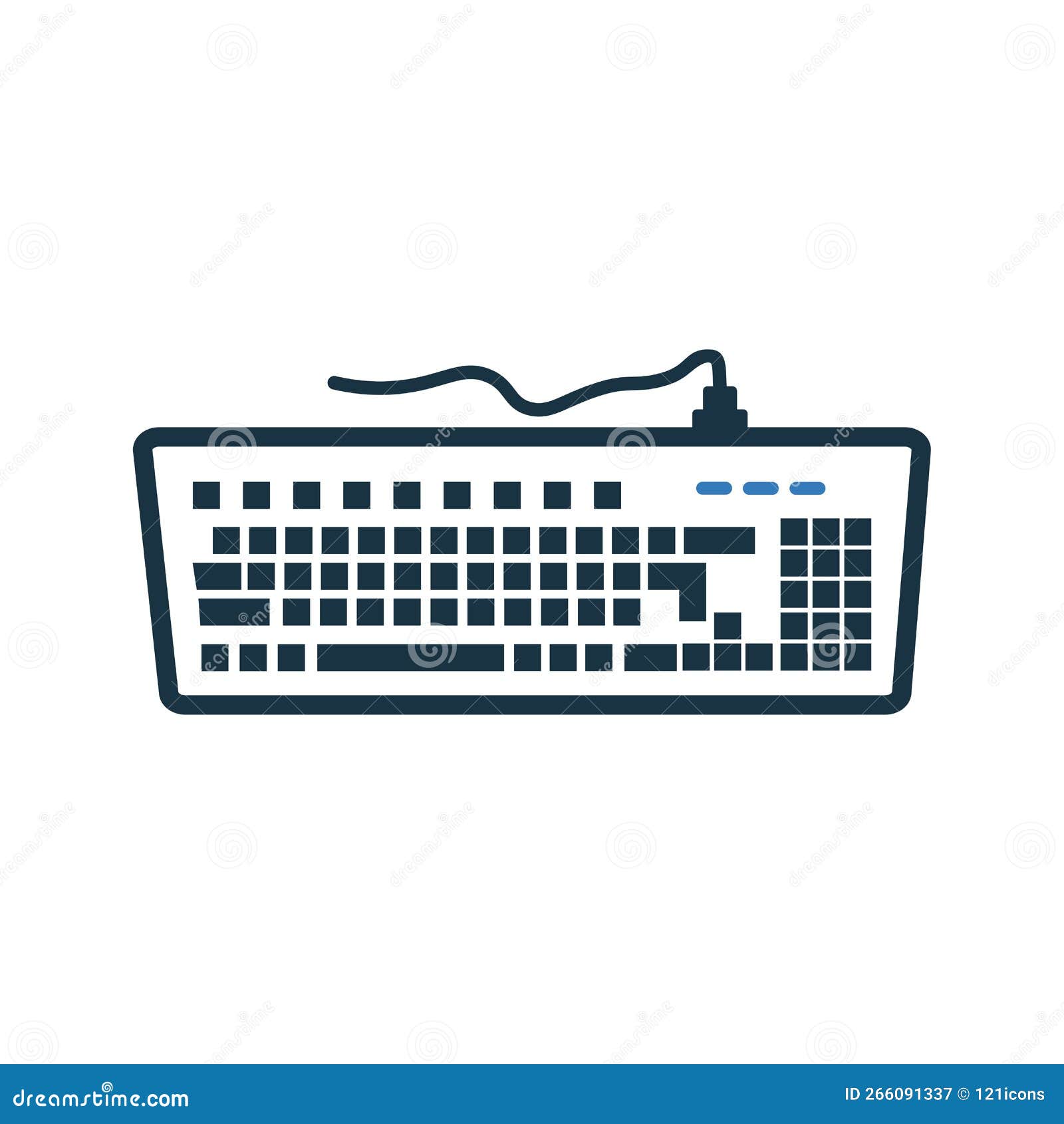 Clavier, Desktop, Fingerboard Icon. Editable Vector Logo Stock Vector ...