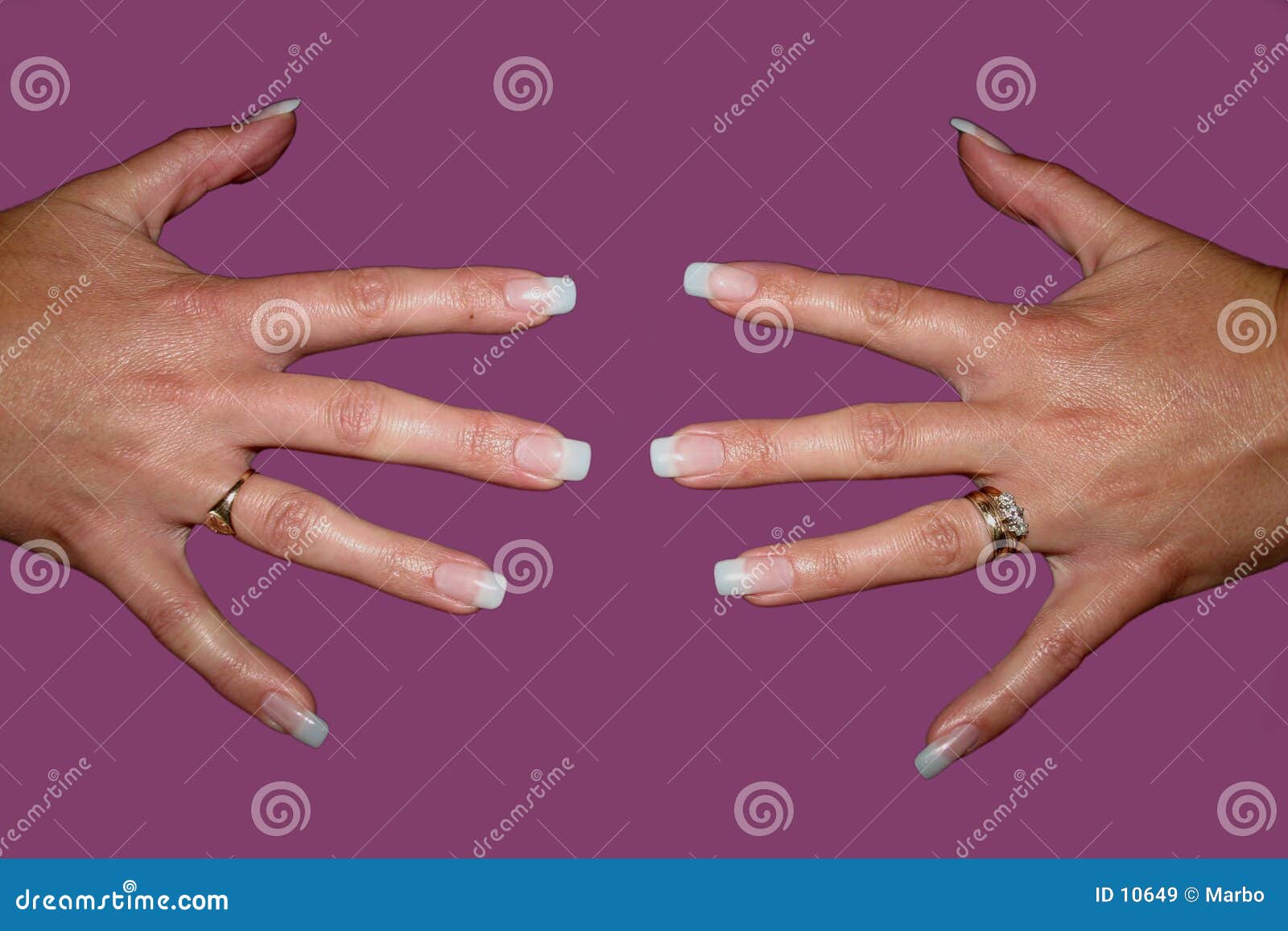 Clavos falsos del dedo imagen de archivo. Imagen de dedo - 10649