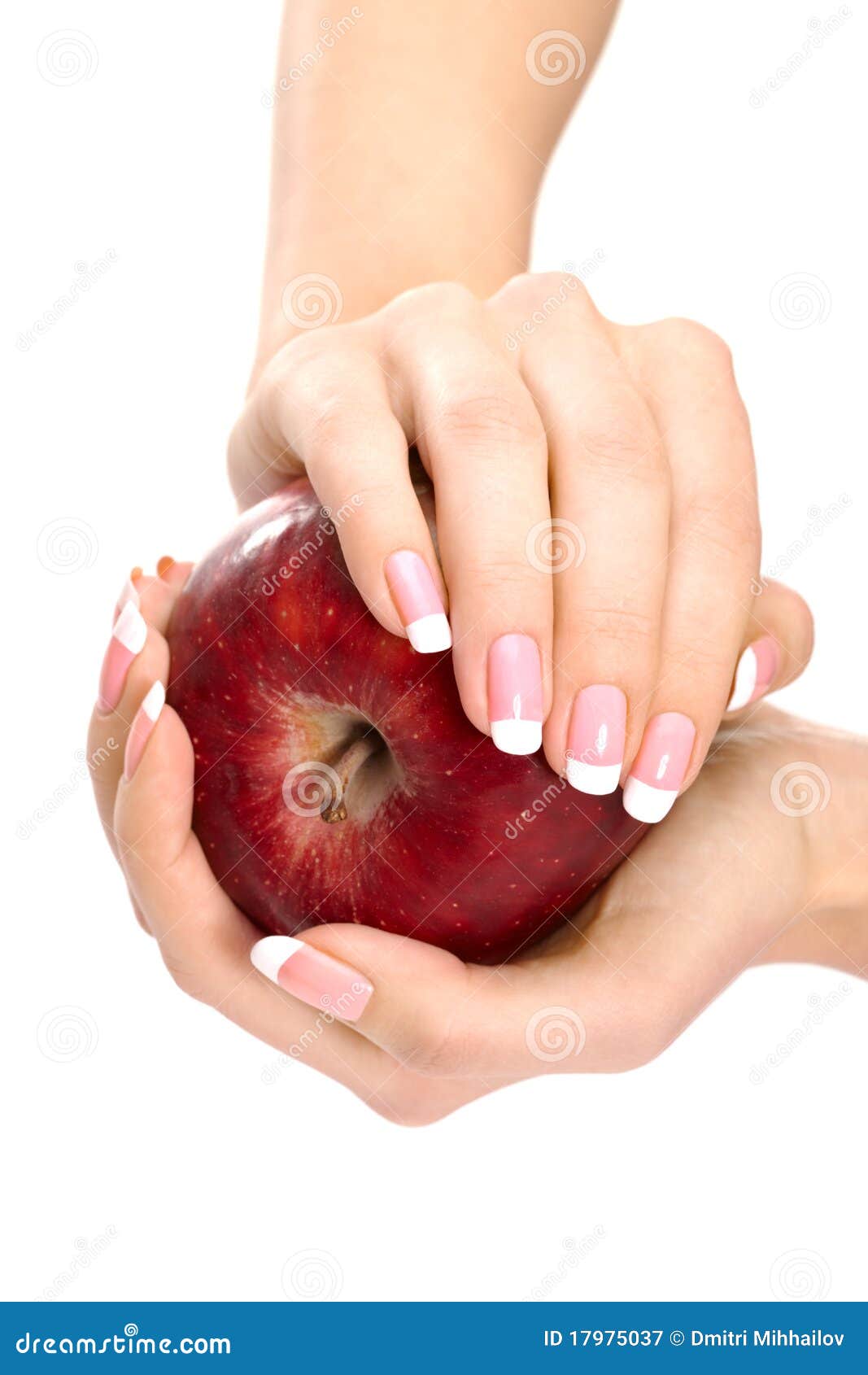 Clavos y dedos hermosos imagen de archivo. Imagen de floral - 17975037