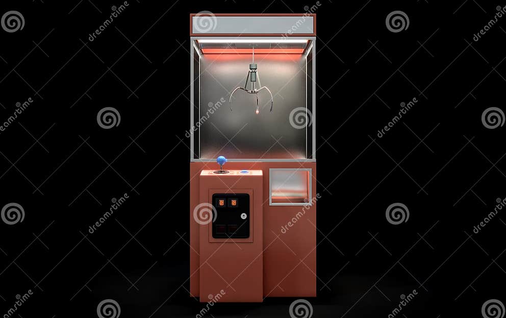 Claw Arcade Game stock illustration. Illustration of casing - 80189083