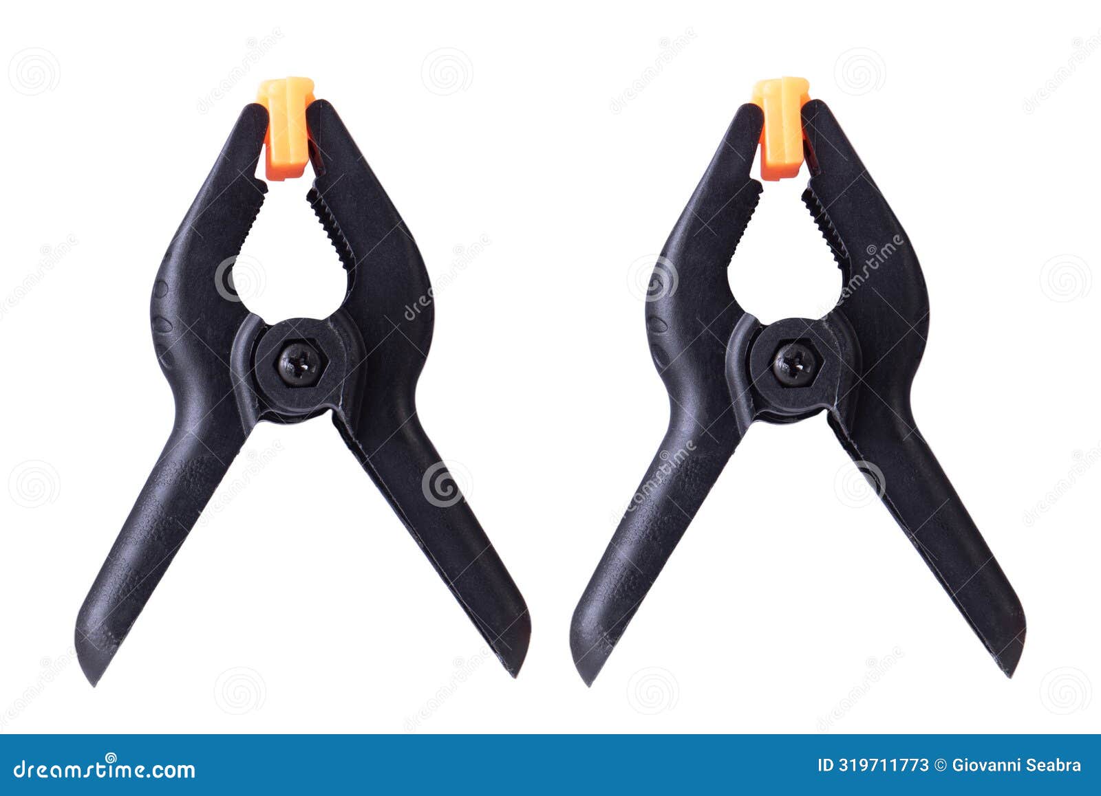 Claw Clamp Clamp Plastic Nailer Tool To Fasten Hold Stock Image - Image ...