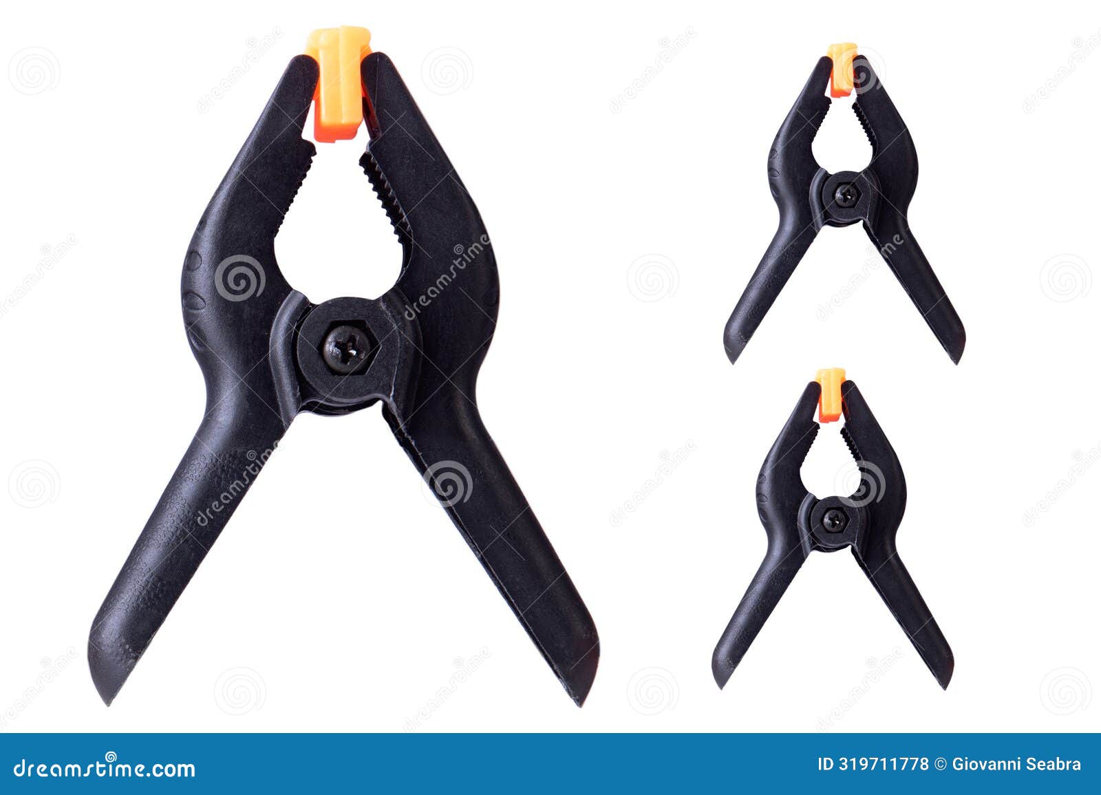 Claw Clamp Clamp Plastic Nailer Tool To Fasten Hold Stock Photo - Image ...